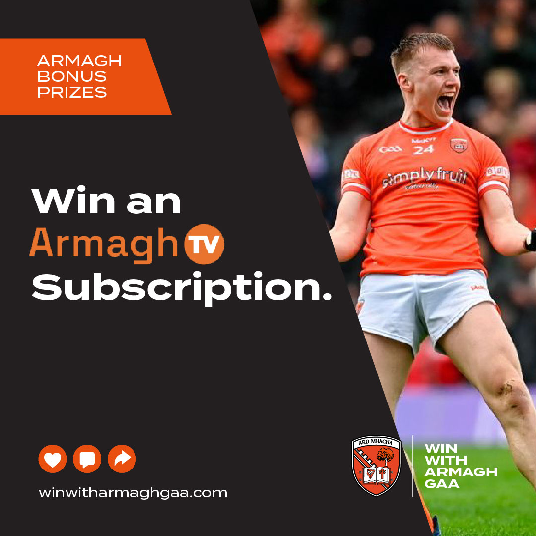 Win With Armagh GAA - Raffle Prize Competitions Ireland, NI